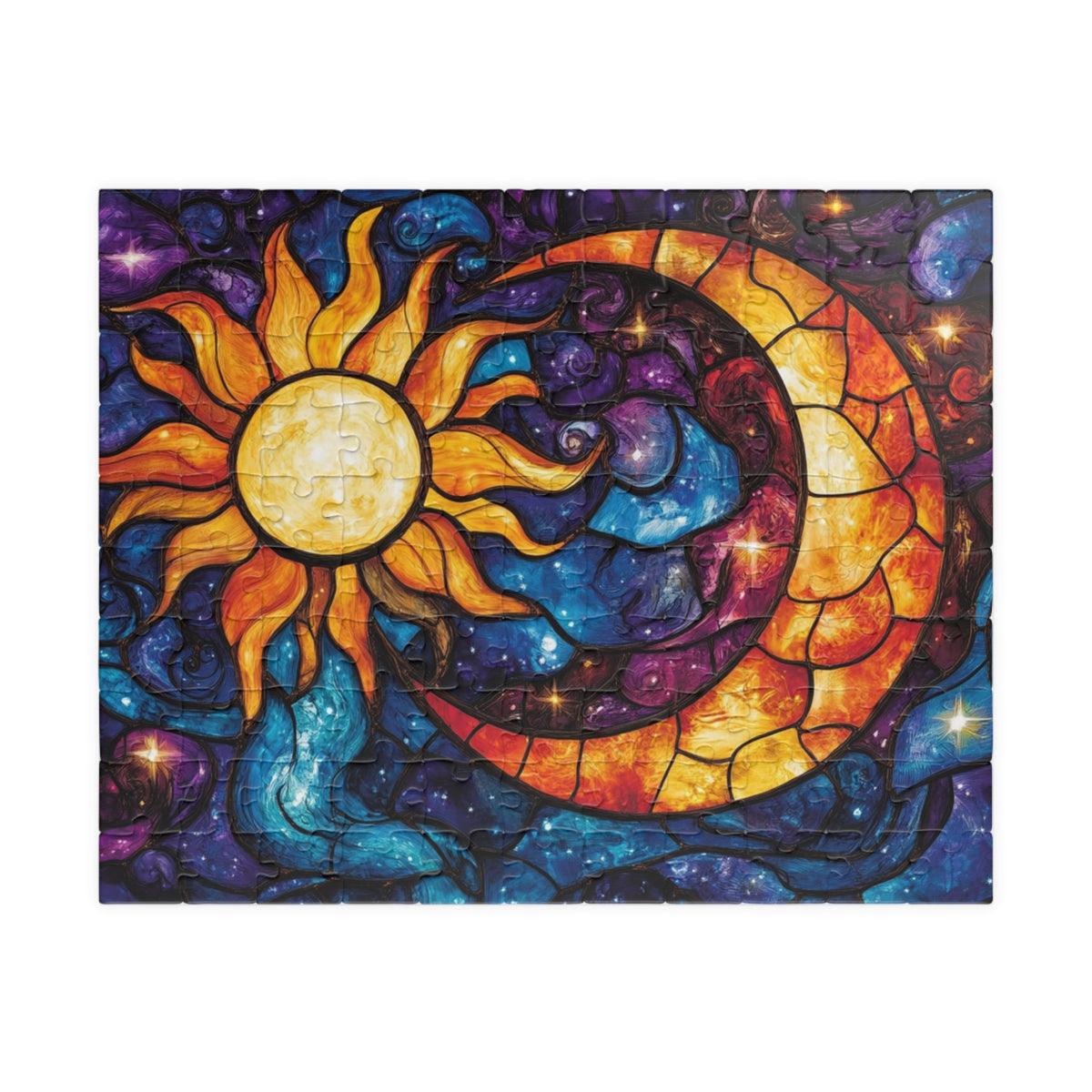 Celestial Harmony Intertwined Sun & Moon Puzzle - 1014 Pieces – Paint With Diamonds