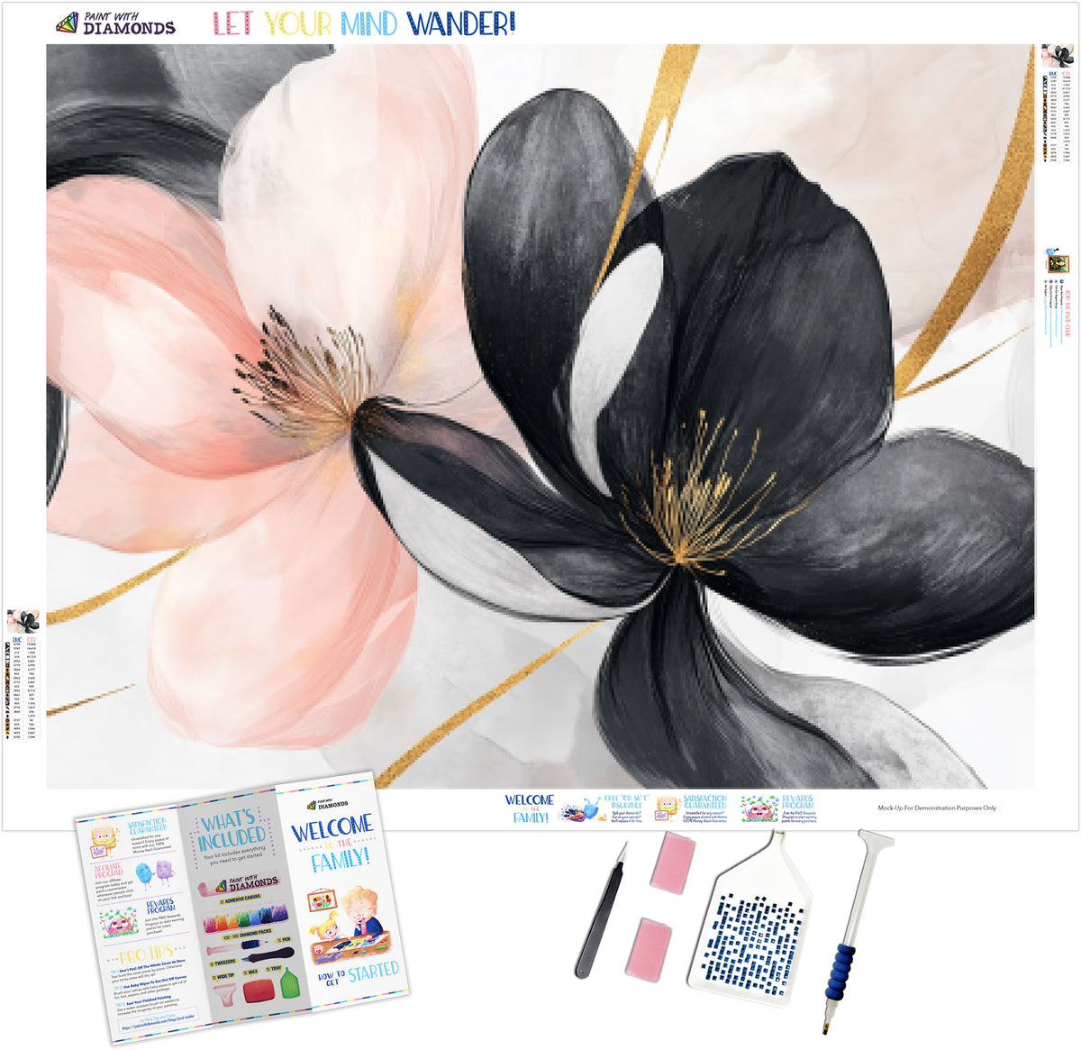 Bold Bloom – Paint With Diamonds