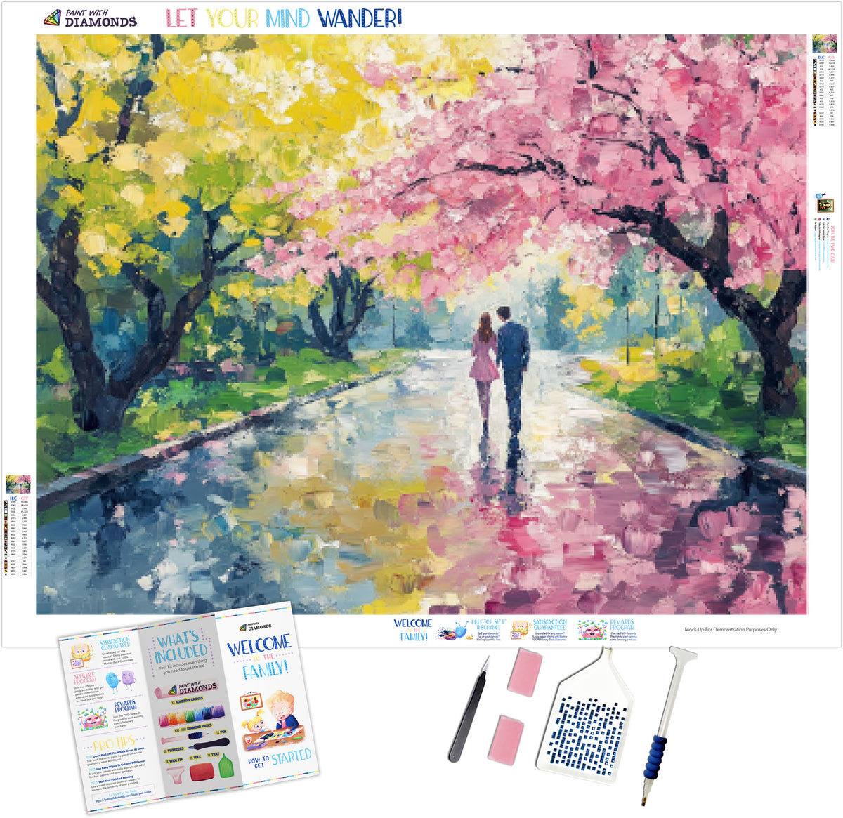 Mesmerizing Explosion of Color Official Diamond Painting Kit | Diamond – Paint With Diamonds