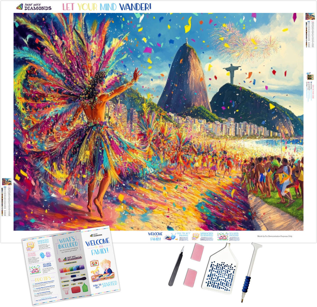 Rio Carnival Explosion Official Diamond Painting Kit | Diamond Art | – Paint With Diamonds