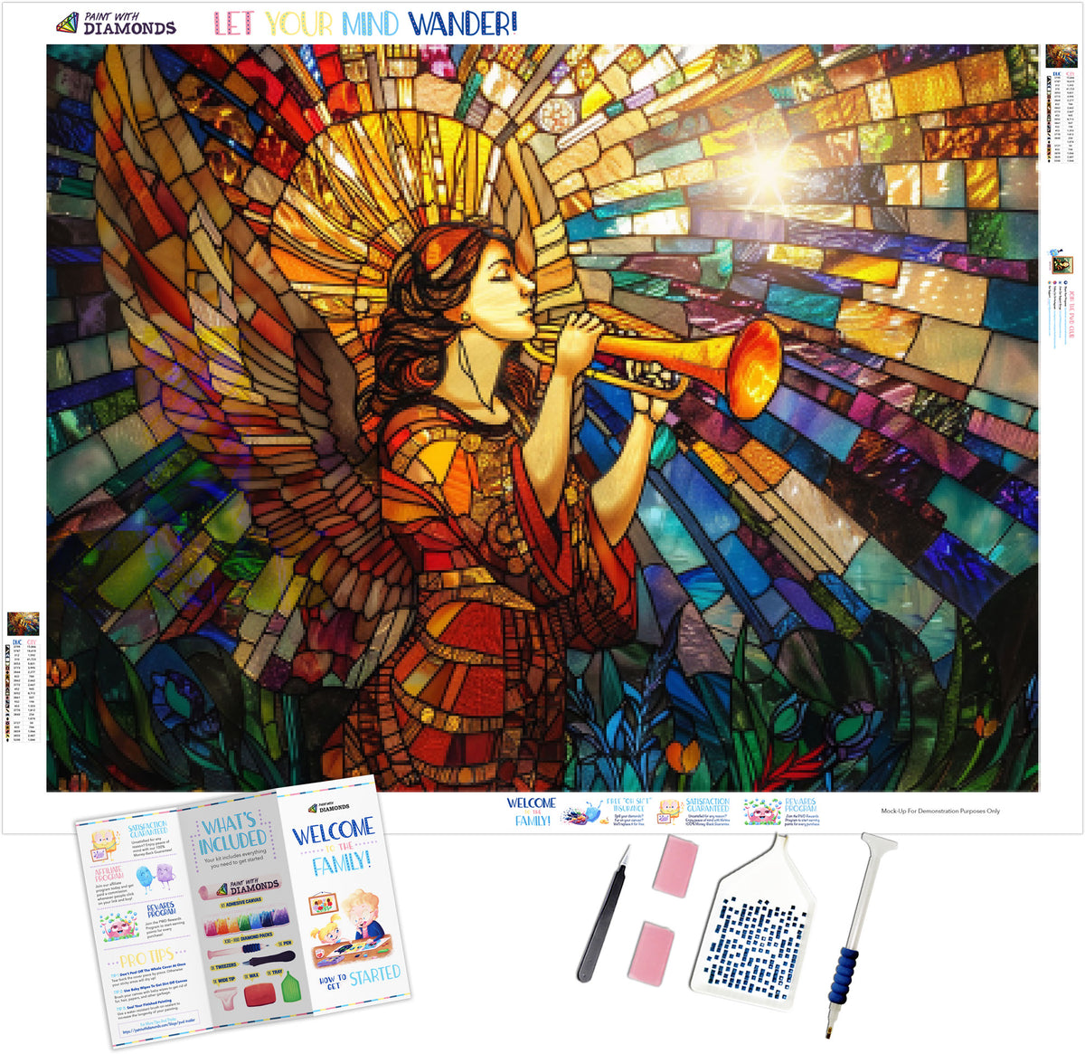 The Archangel Gabriel – Paint With Diamonds