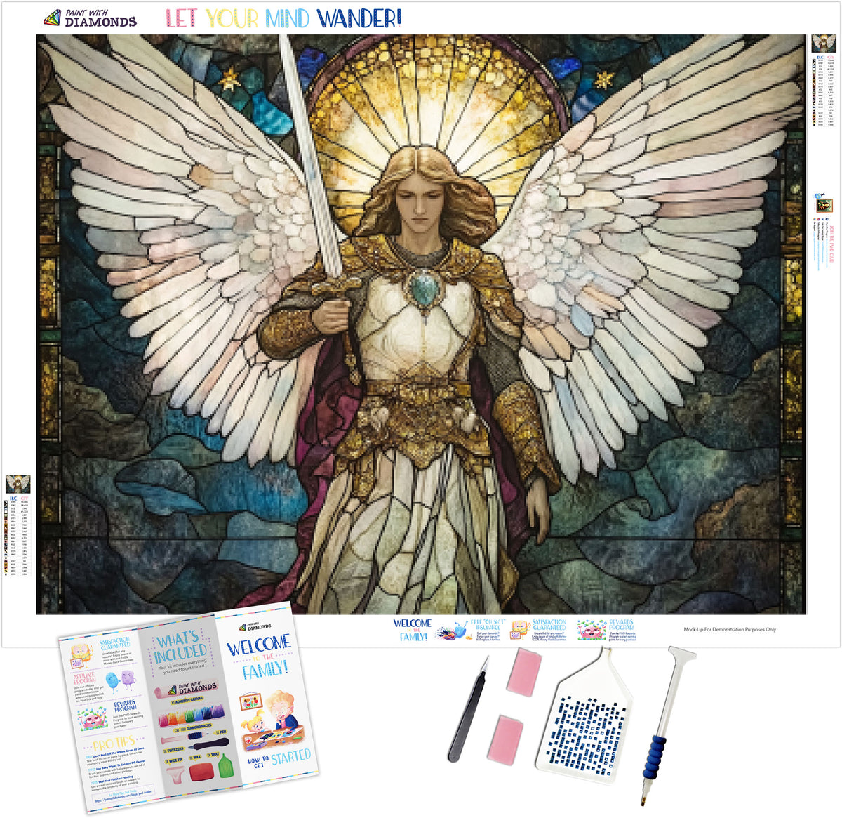 The Guardian Archangel Official Diamond Painting Kit | Diamond Art | – Paint With Diamonds