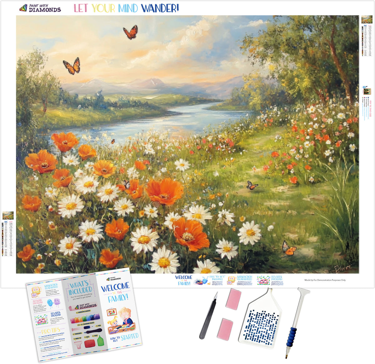 Whispering Meadow Dreamy Riverside Official Diamond Painting Kit | – Paint With Diamonds