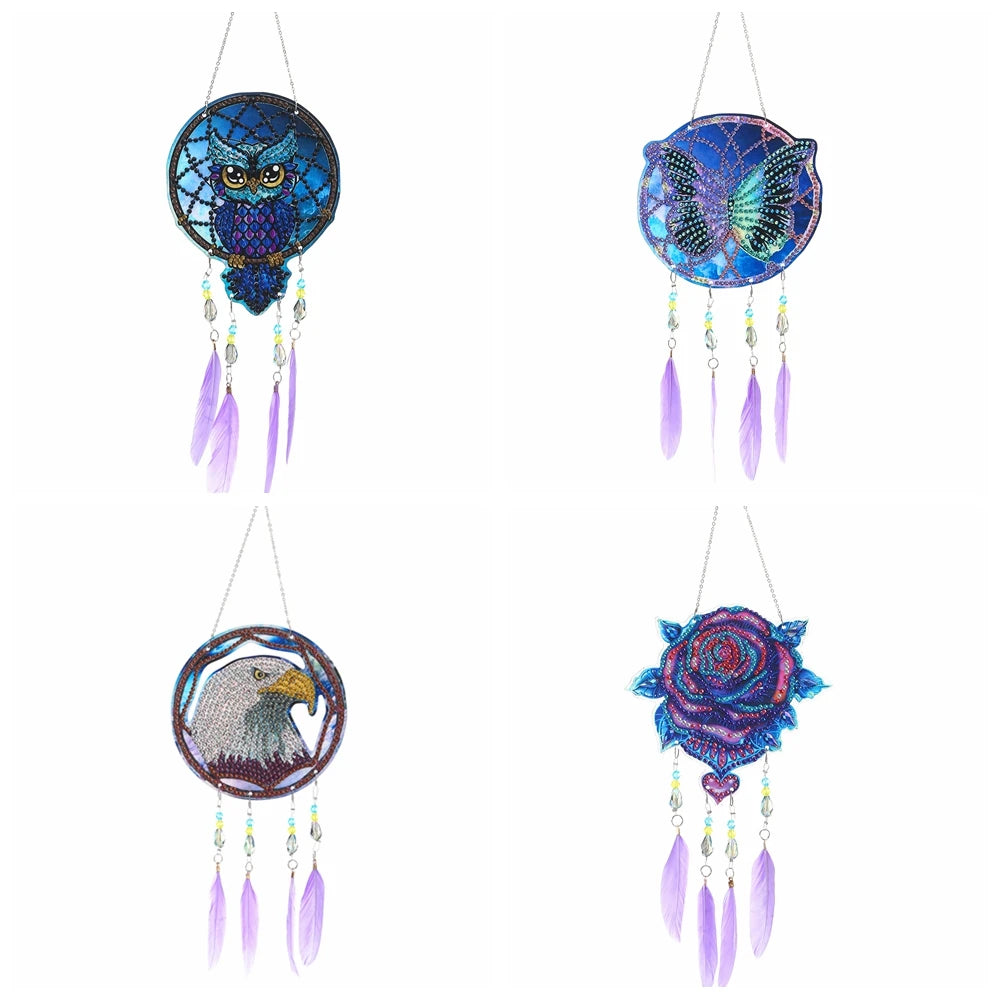 Dream Catcher Diamond Painting Wind Chime – Paint With Diamonds