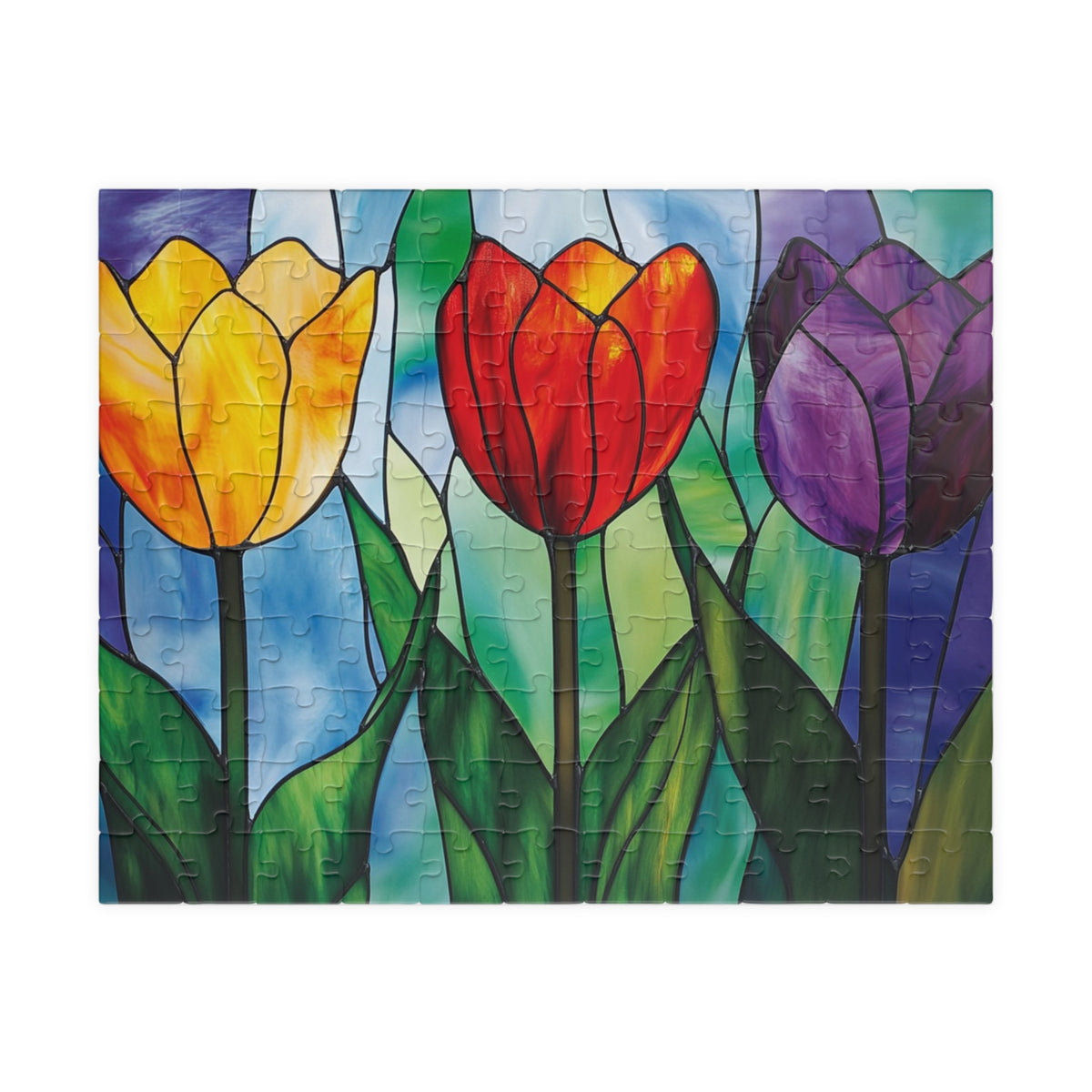 The Vibrant Tulip Trio Puzzle - 1014 Pieces – Paint With Diamonds