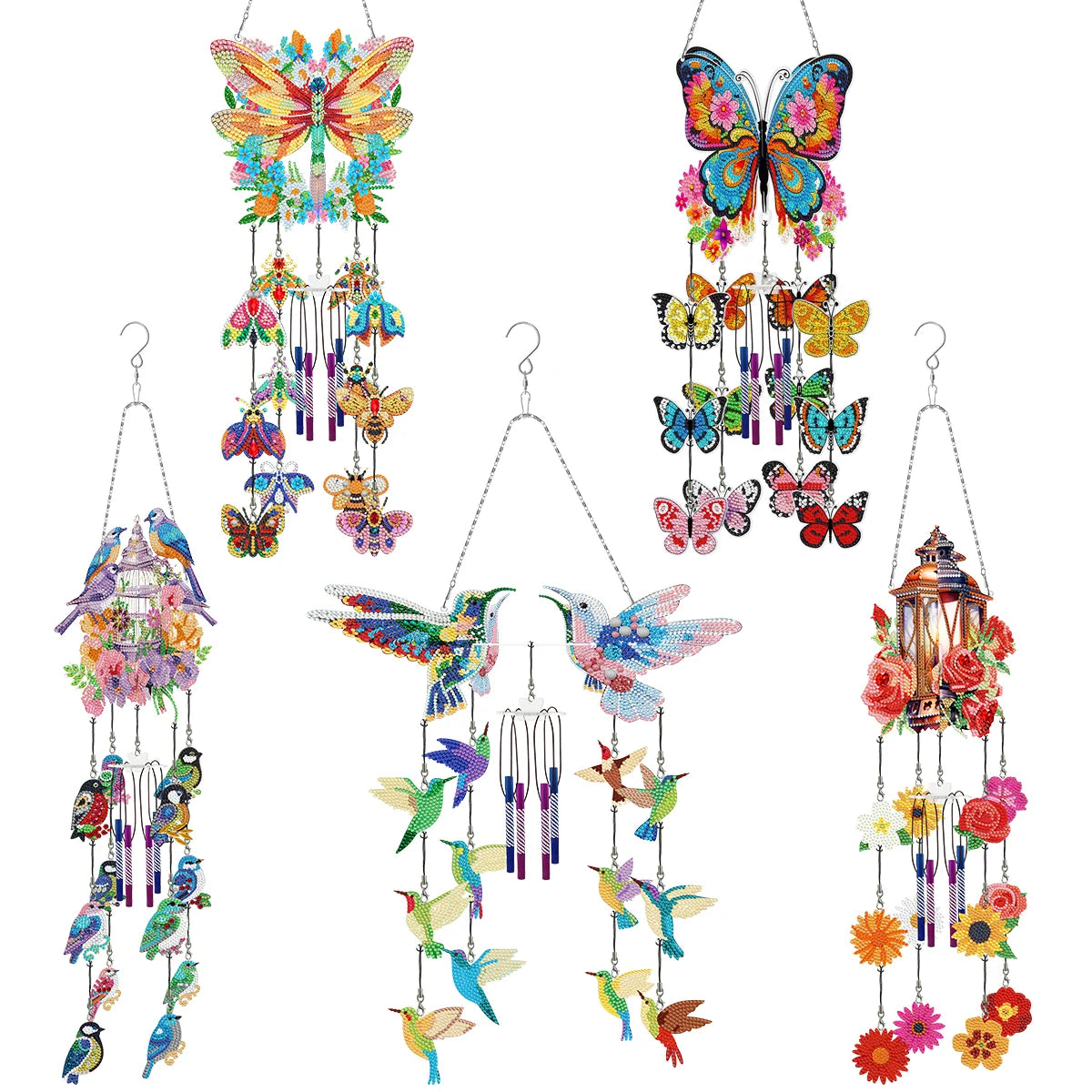 Multi-Tiered XL Diamond Painting Wind Chime – Paint With Diamonds