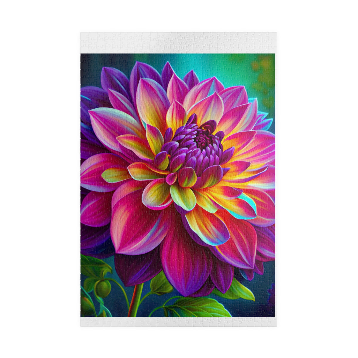 Dahlia Ruffled Petals Puzzle - 1014 Pieces – Paint With Diamonds