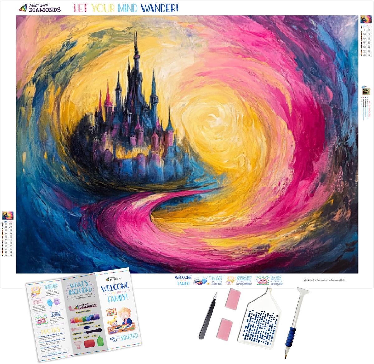 A Symphony of Magic and Color Official Diamond Painting Kit | Diamond ...