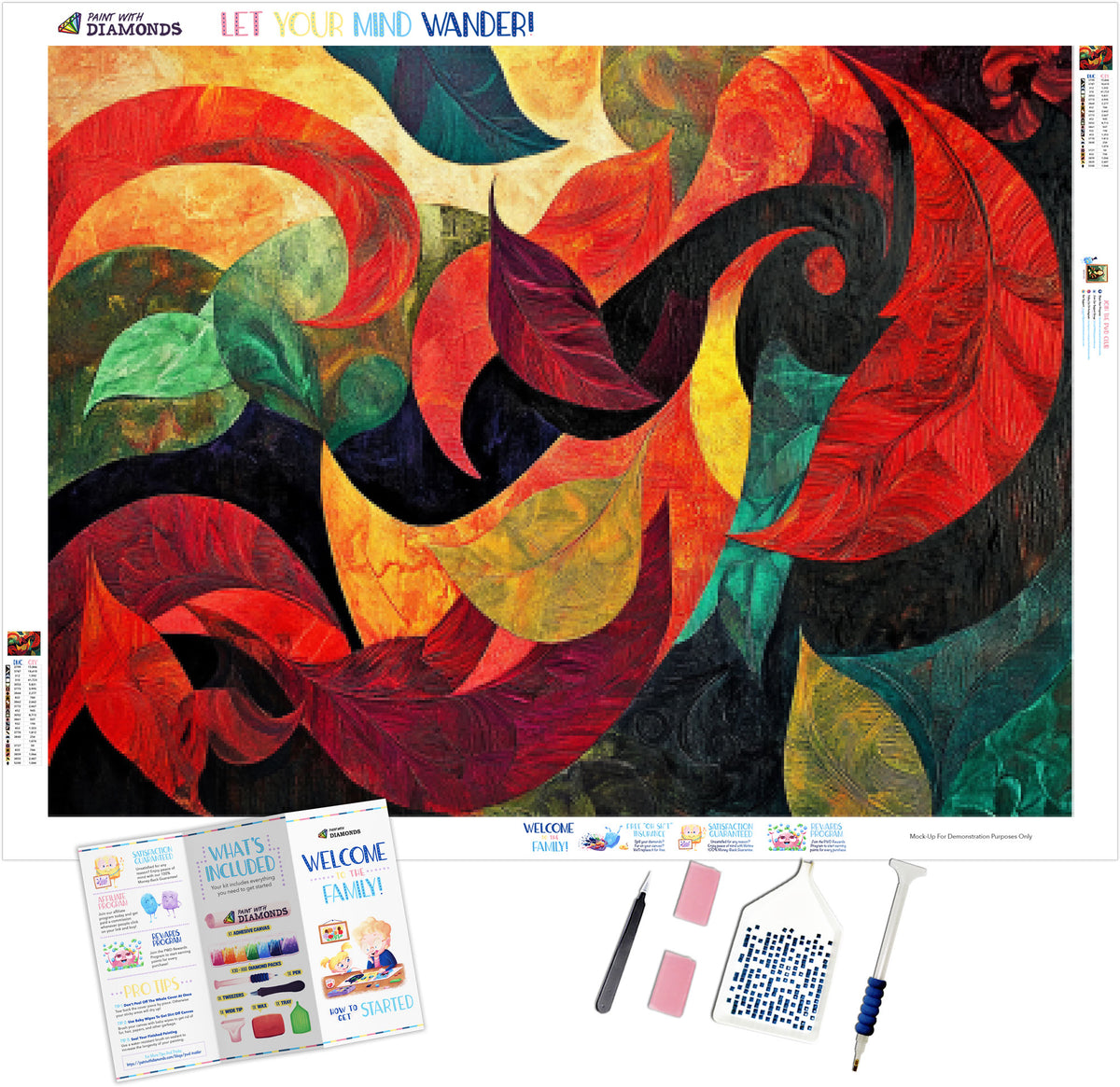 Abstract Autumn Dreamscape Official Diamond Painting Kit | Diamond Art ...