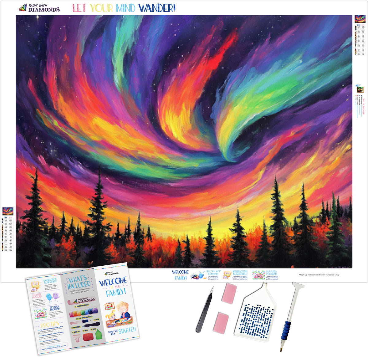 Aurora of Autumn Dreams Official Diamond Painting Kit | Diamond Art ...