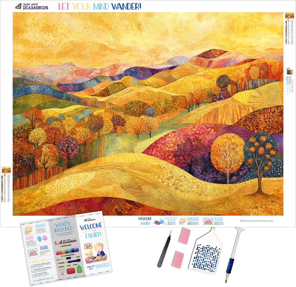 Autumn Dream Landscape Official Diamond Painting Kit | Diamond Art ...