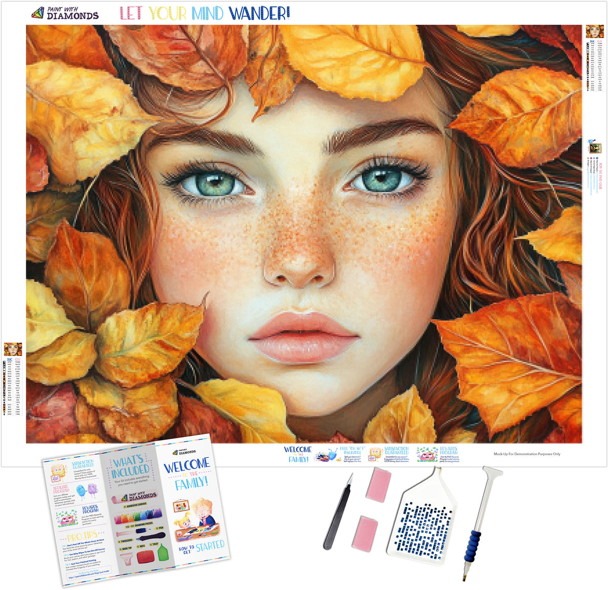 Autumn Dreamer Official Diamond Painting Kit | Diamond Art | Paint With ...