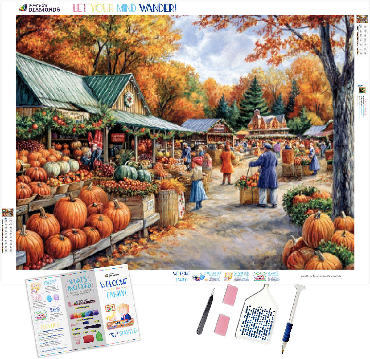 Autumn Harvest Festival Official Diamond Painting Kit | Diamond Art ...