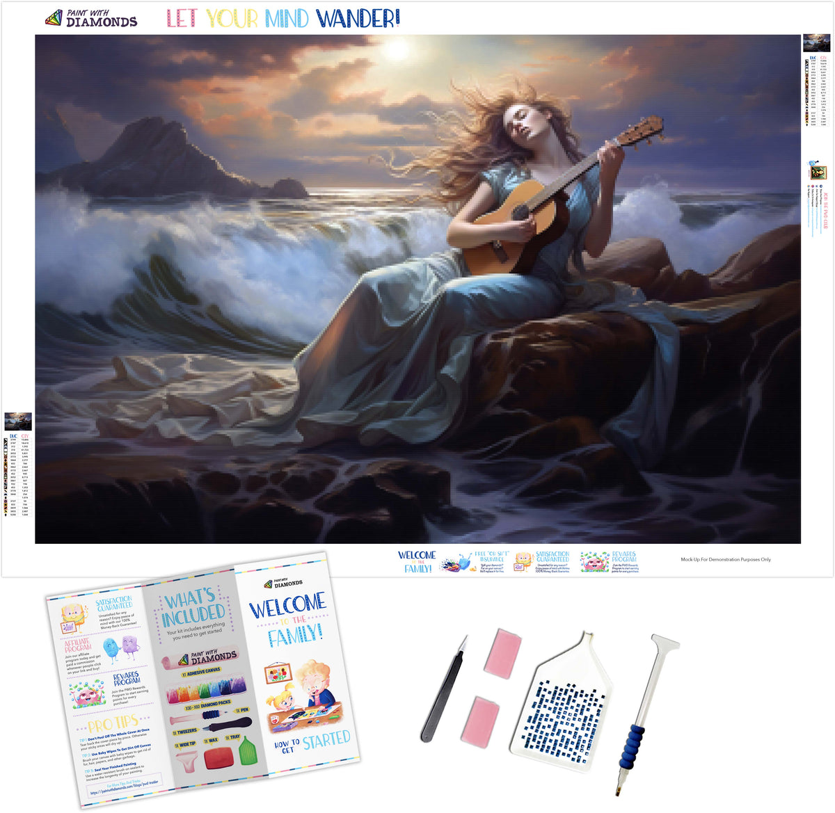 Banshee's Lullaby Diamond Painting Kit Paint With Diamonds Official