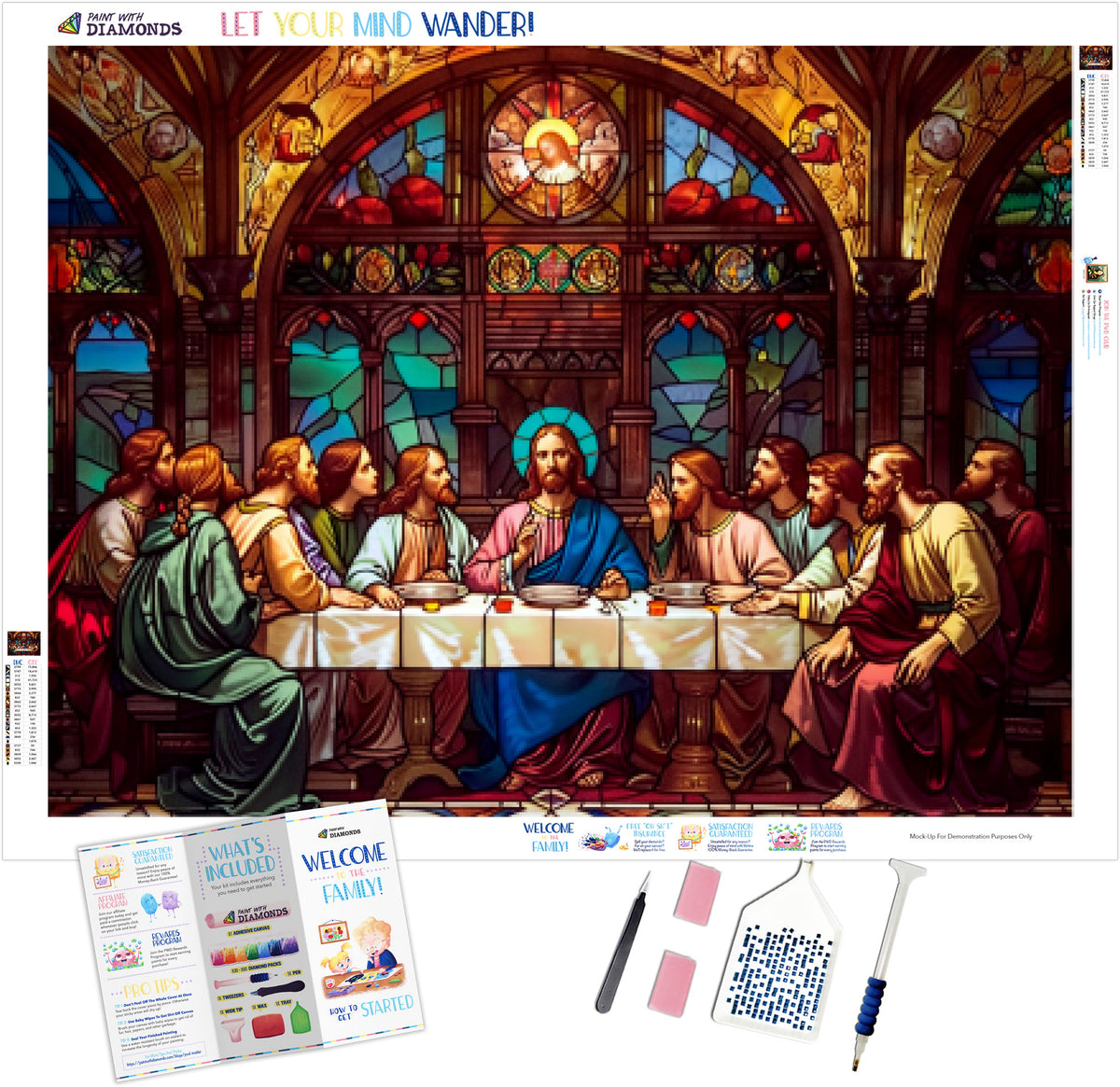 Beautifully Composed The Last Supper – Paint With Diamonds