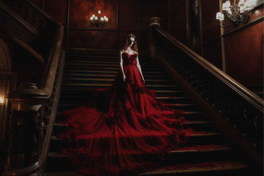 Blood-Soaked Vampire Bride Official Diamond Painting Kit | Diamond Art ...