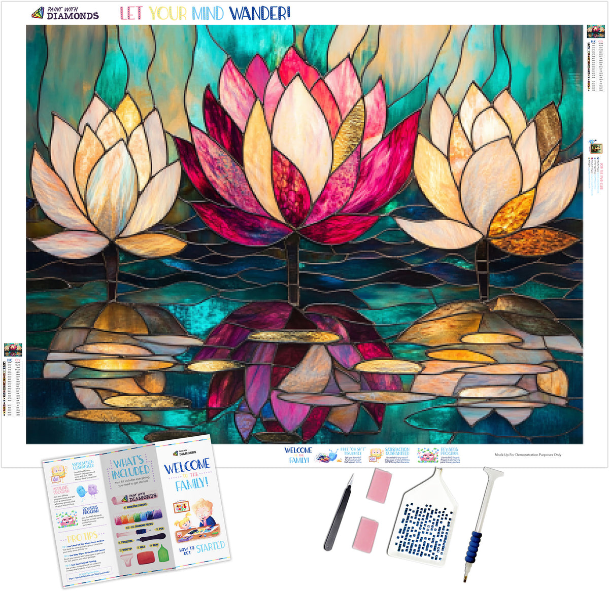 Blossom Mirage Official Diamond Painting Kit | Diamond Art | Paint ...