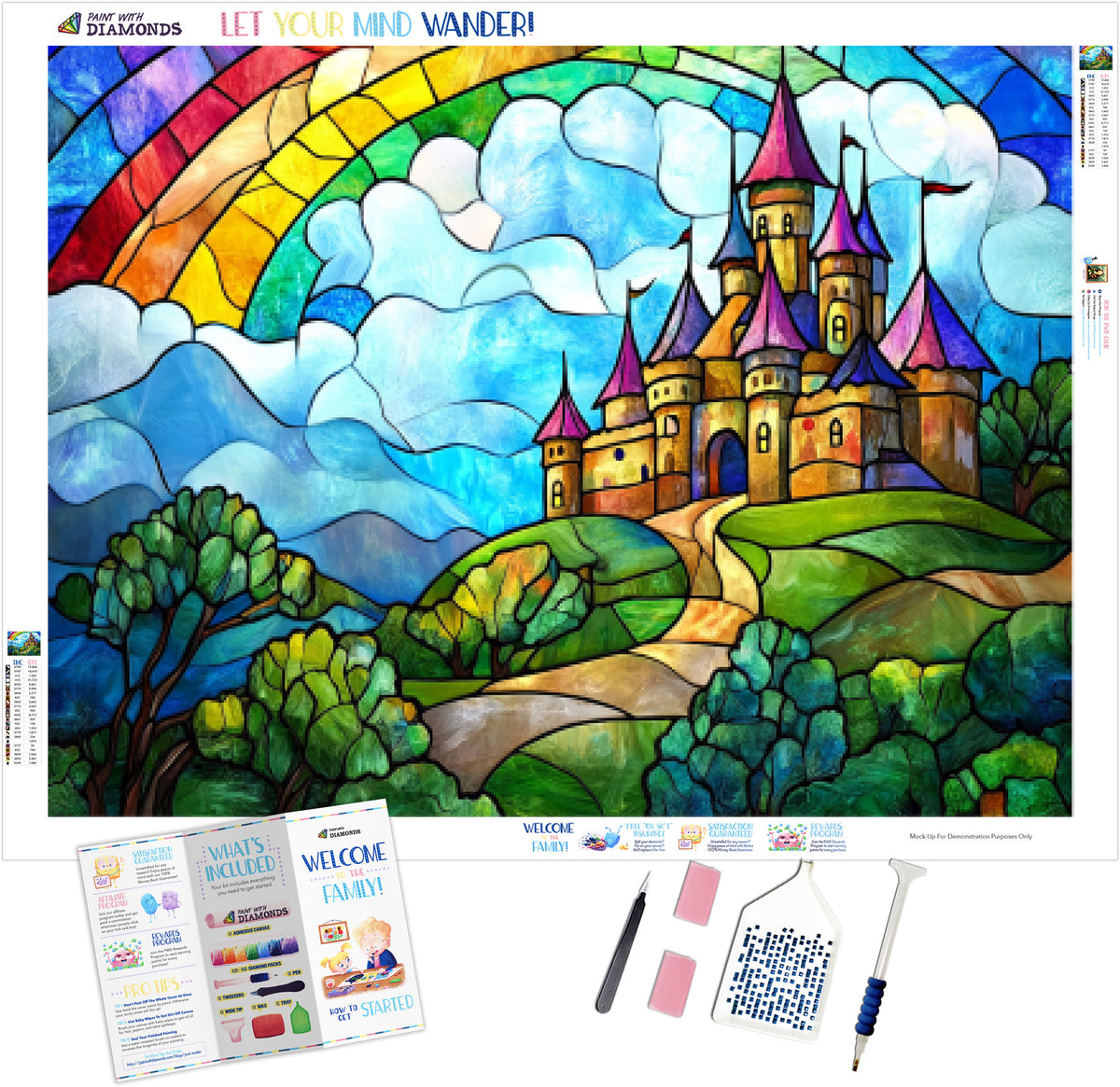 Captivating Magical Castle Official Diamond Painting Kit | Diamond Art ...