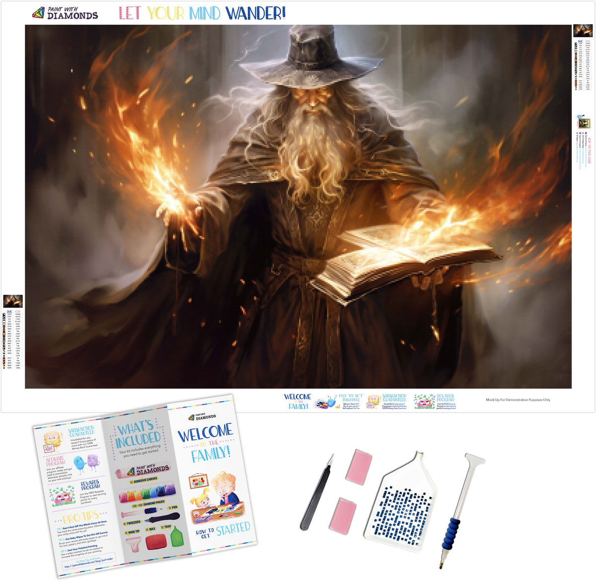 Casting A Magic Spell Diamond Painting Kit Paint With Diamonds