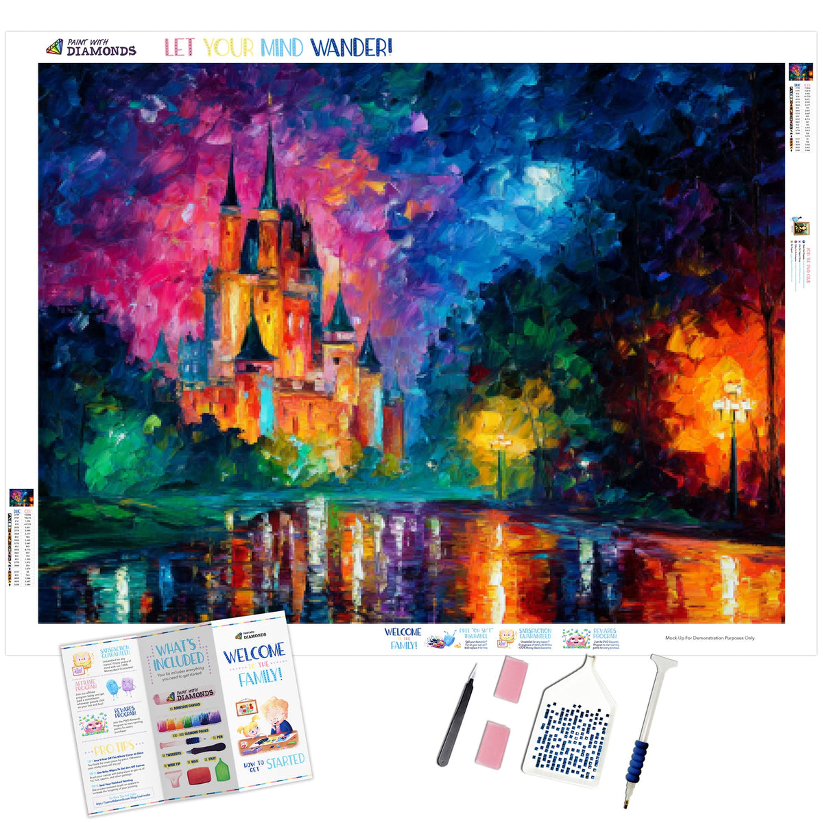 Castle Of Clouds And Light Diamond Painting - Full Drill Kit | Paint ...
