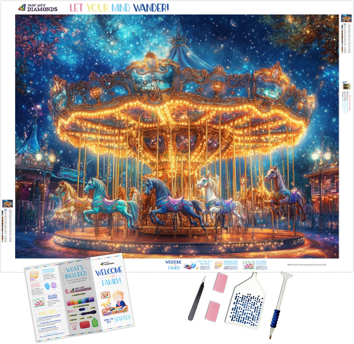 Celestial Carousel – Paint With Diamonds