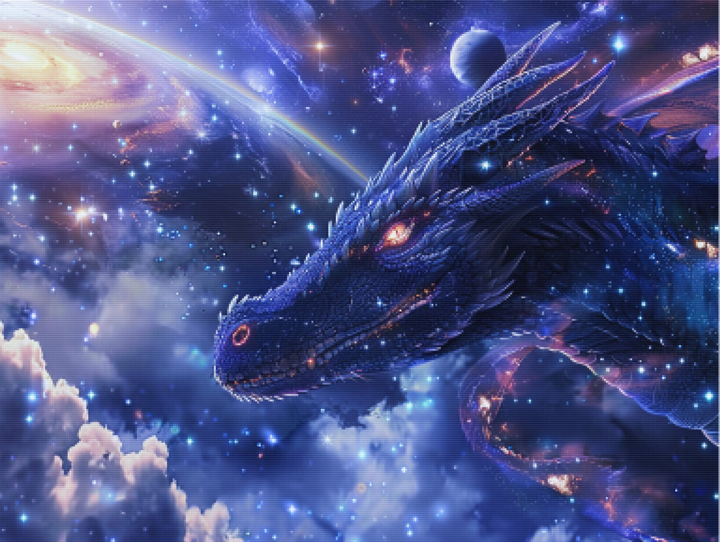 Celestial Scene Dragon Official Diamond Painting Kit | Diamond Art ...