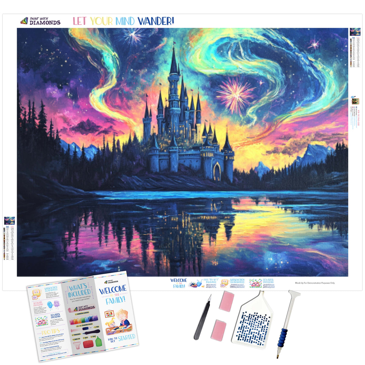 Celestial Kingdom Lights Official Diamond Painting Kit | Diamond Art ...