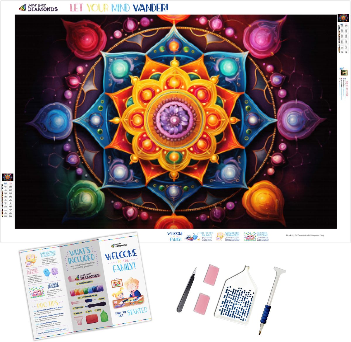 Chakra Balance Diamond Painting Kit Paint With Diamonds Official
