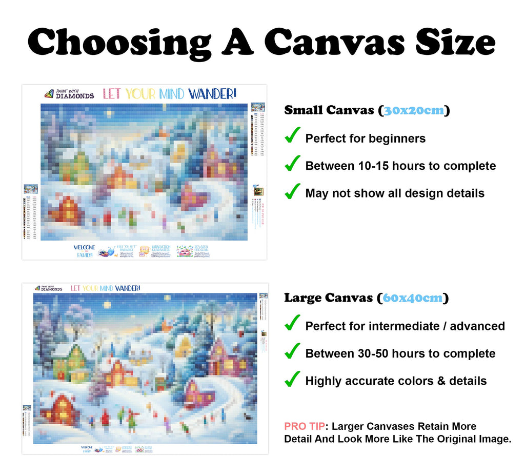 Color Pop Winter Wonderland Diamond Painting Kit Paint With Diamonds