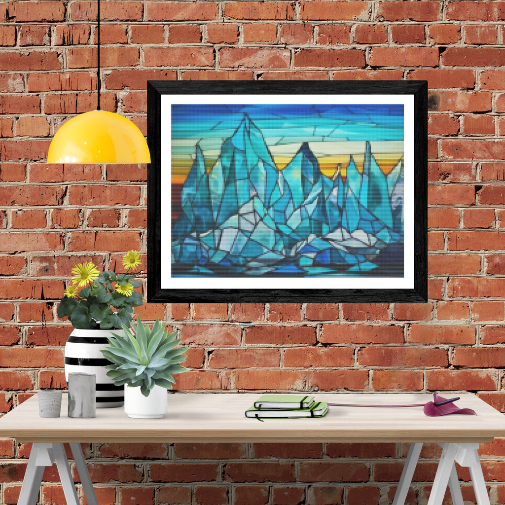Colorful Iceberg Procession Official Diamond Painting Kit | Diamond ...