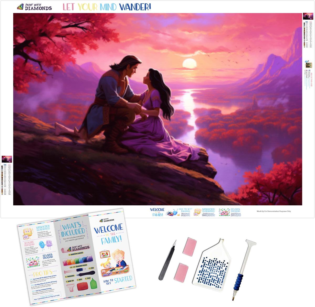 Colors Of The Wind Diamond Painting Kit Paint With Diamonds Official