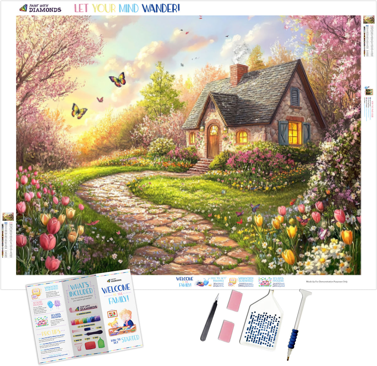 Cozy Storybook Cottage Official Diamond Painting Kit | Diamond Art ...