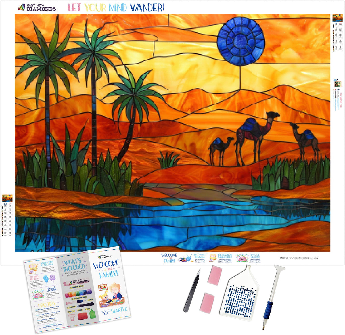 Desert Mirage Official Diamond Painting Kit | Diamond Art | Paint With ...