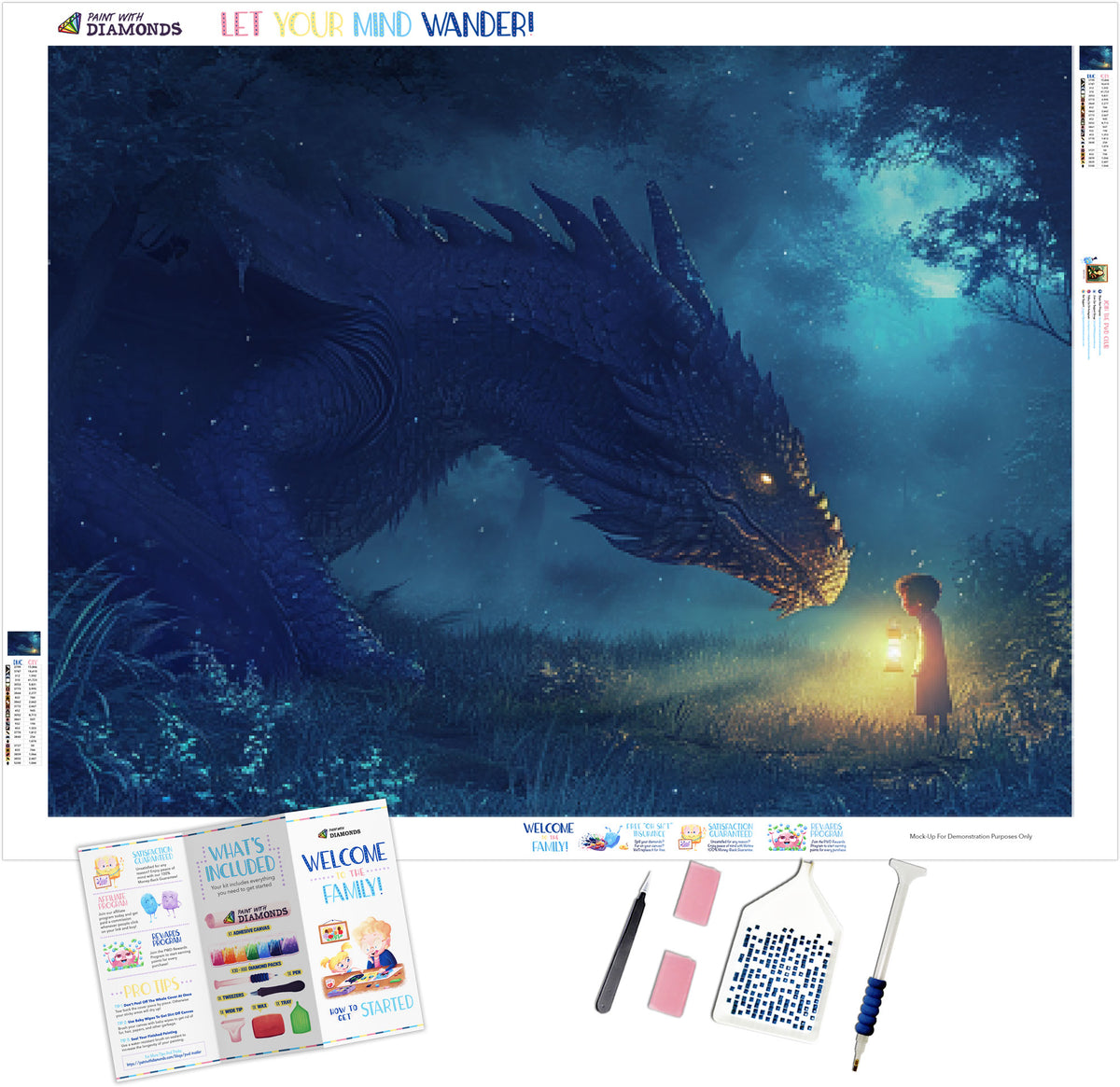 Dragon Whisperer Official Diamond Painting Kit | Diamond Art | Paint ...
