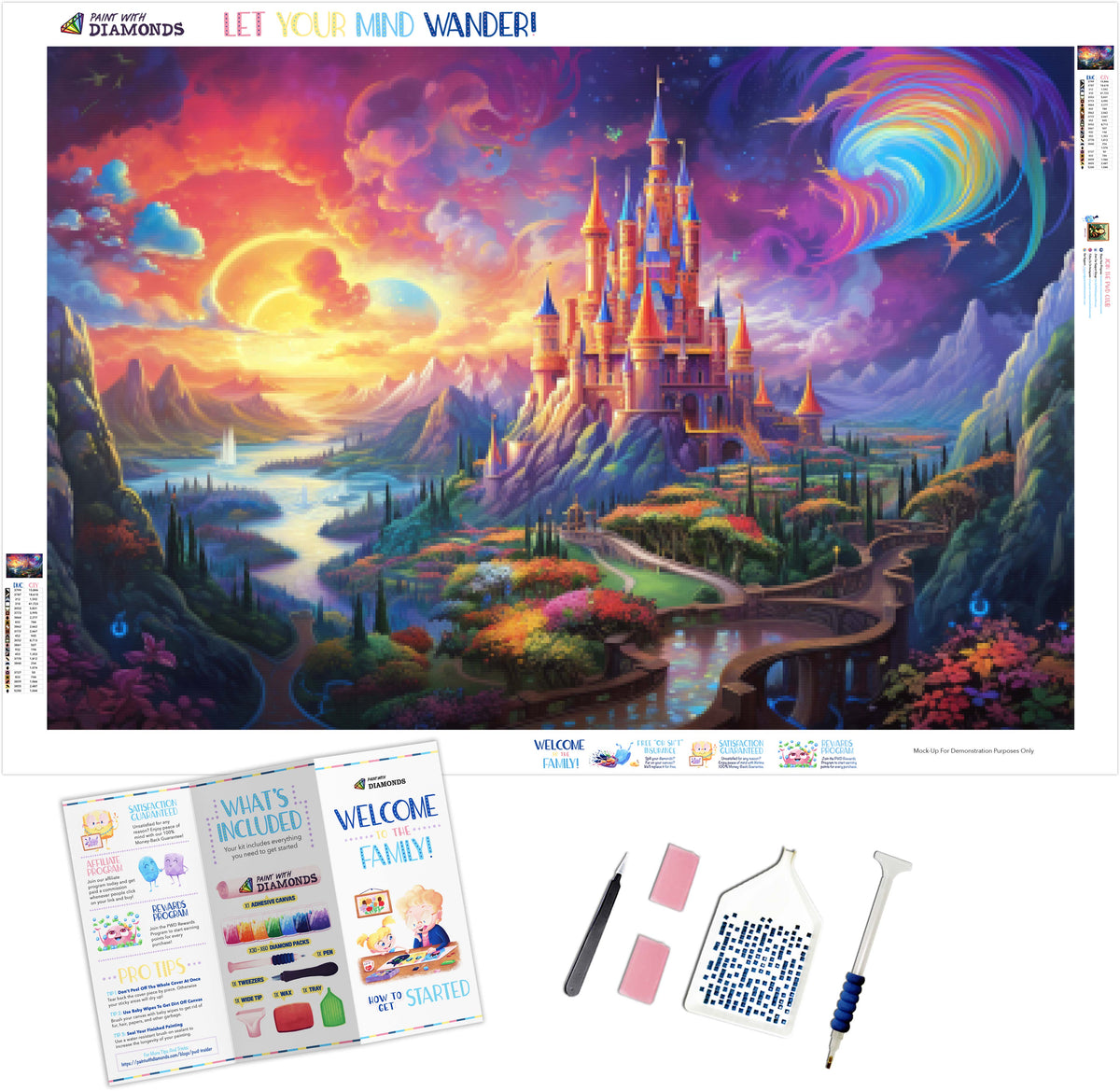 Dreamland Adventure Diamond Painting Kit Paint With Diamonds Official