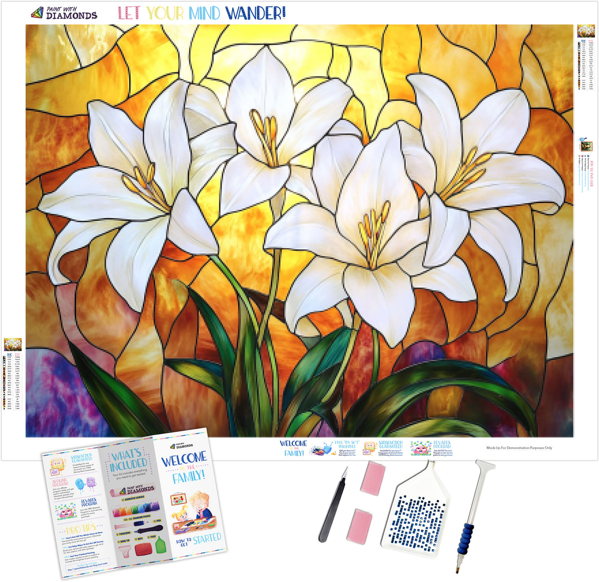 Easter Lily Blessings Official Diamond Painting Kit | Diamond Art ...