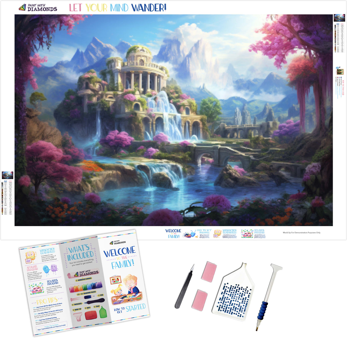Elysian Fields Diamond Painting Kit Paint With Diamonds Official