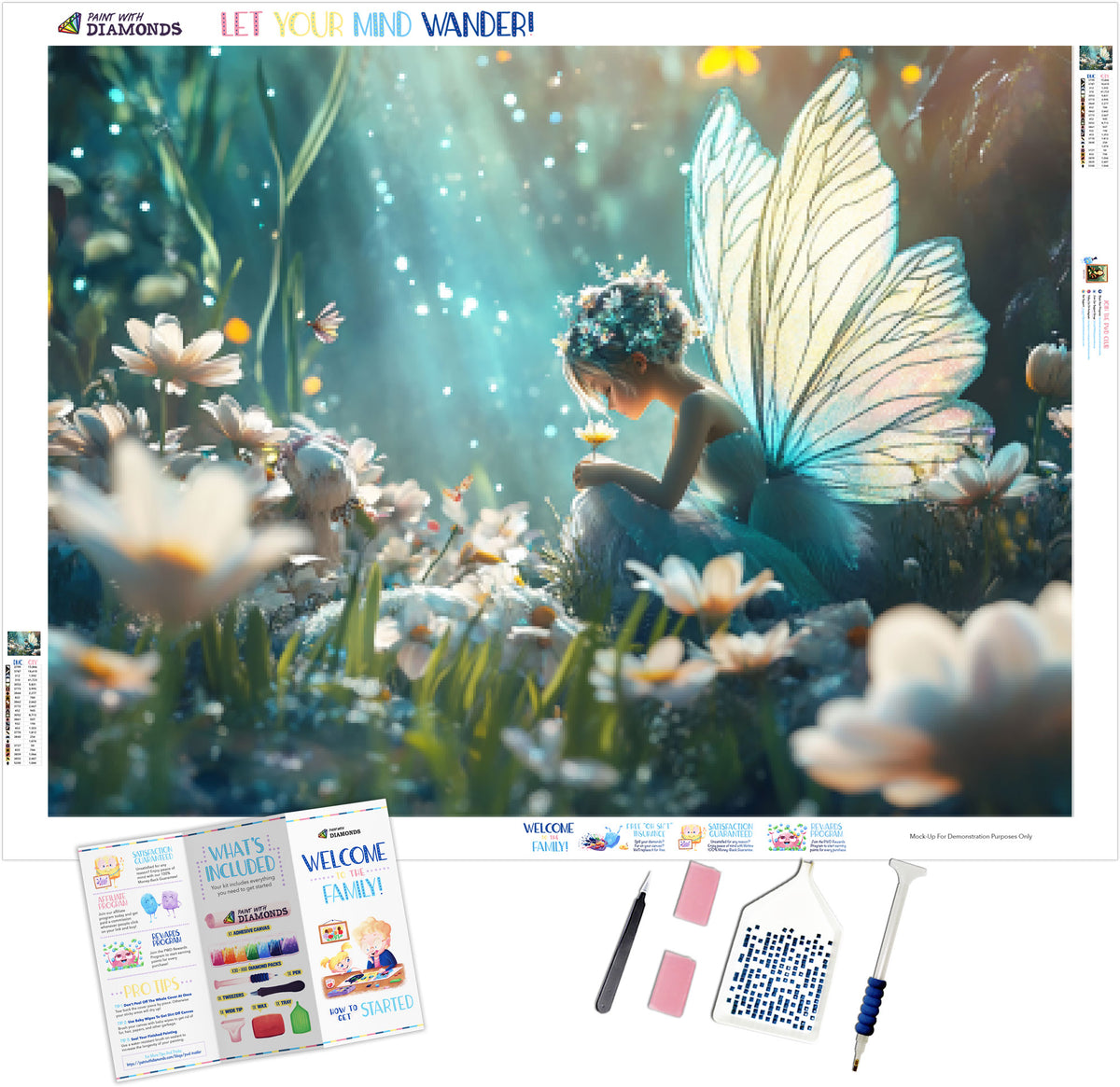 Enchanted Spring Fairyland Official Diamond Painting Kit | Diamond Art ...