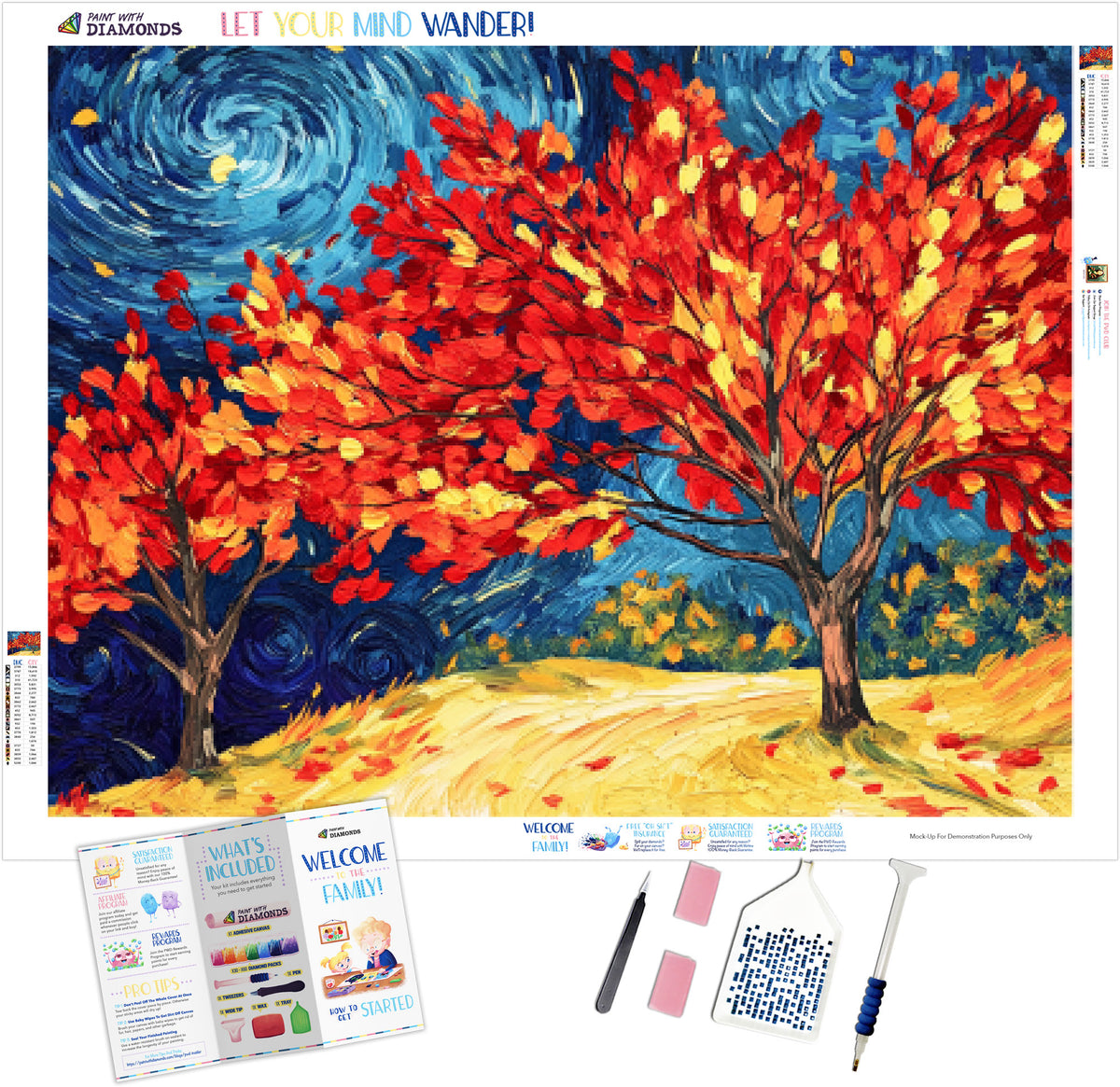 Enchanting Autumn Landscape Official Diamond Painting Kit | Diamond Art ...