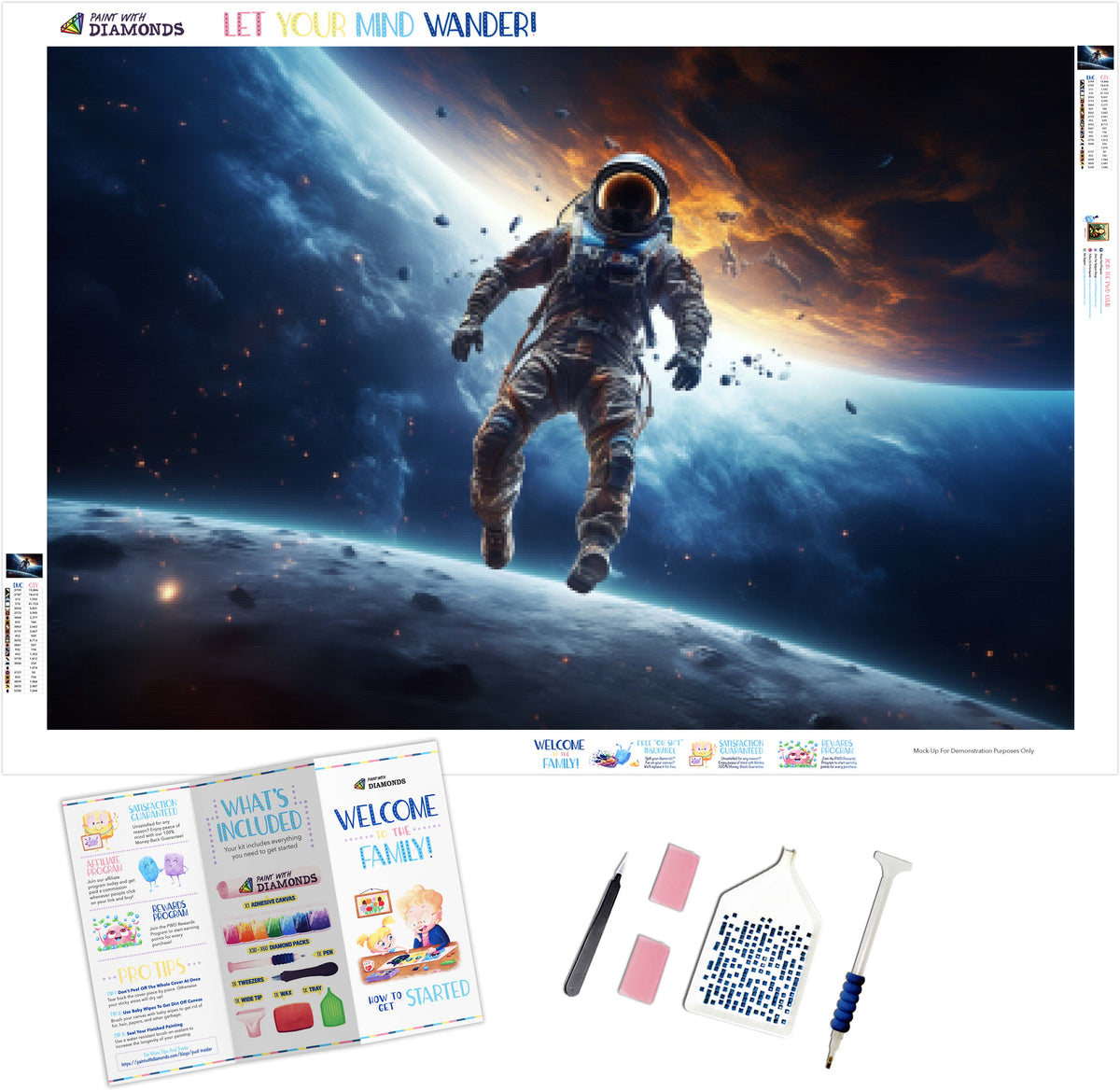 Endless Expanse Of Space Diamond Painting Kit Paint With Diamonds