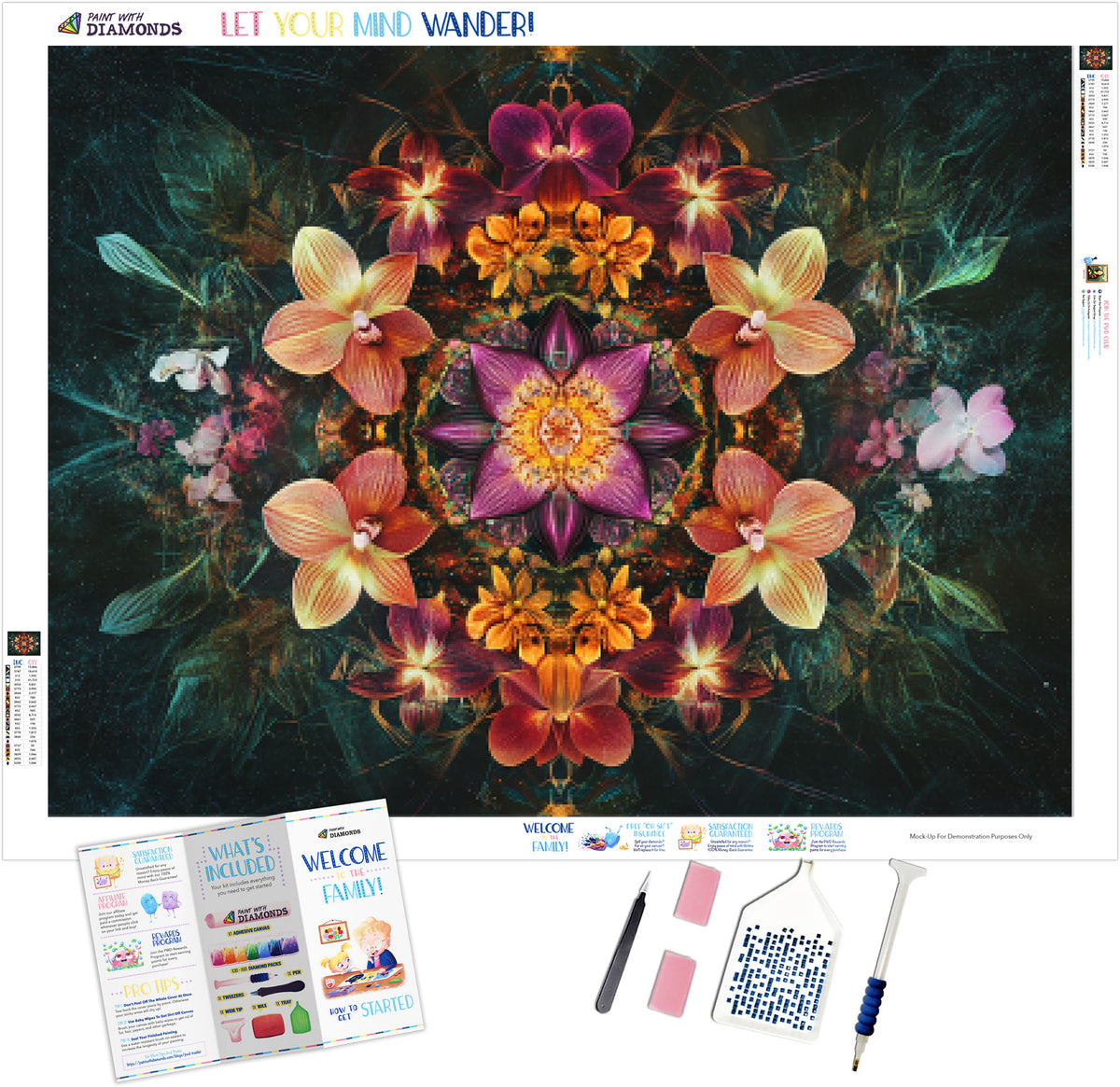 Eternal Bloom Official Diamond Painting Kit | Diamond Art | Paint With ...