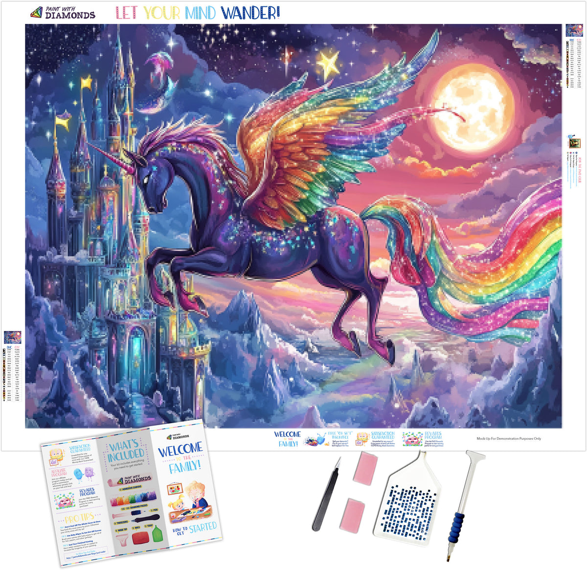 Fairy Tale Pegasus – Paint With Diamonds