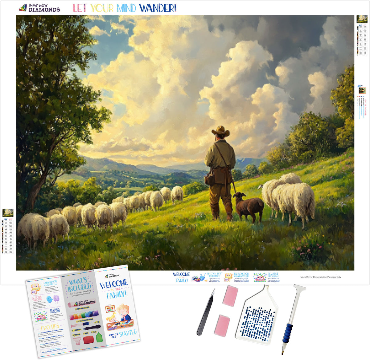 Faithful Friends Pastoral Scene – Paint With Diamonds