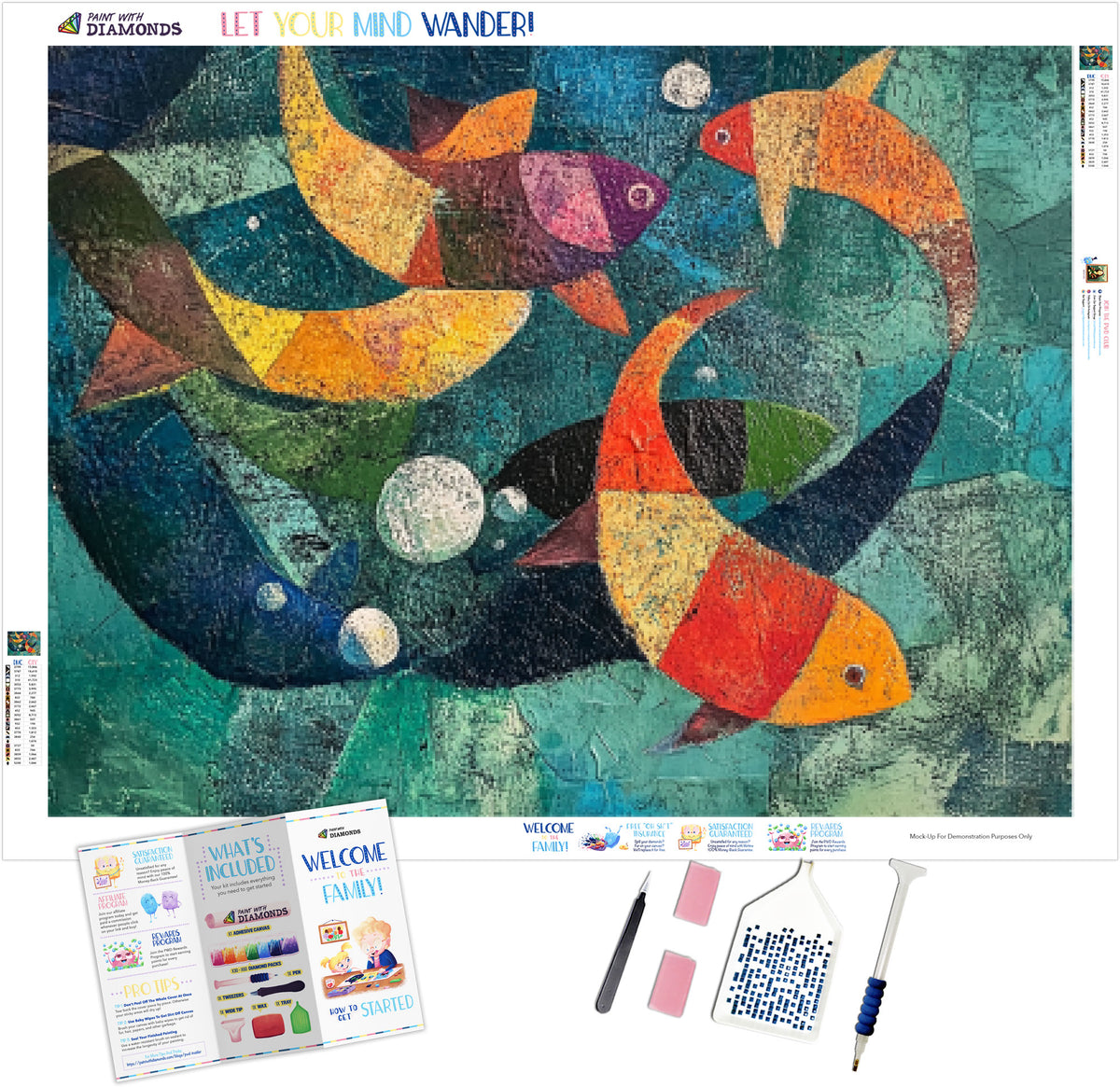 Fanciful Fish Pond – Paint With Diamonds