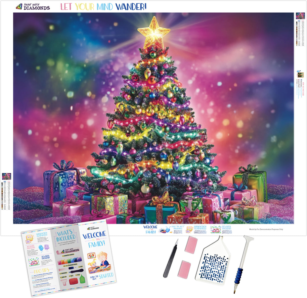 Fantastical Christmas Tree Ornament – Paint With Diamonds