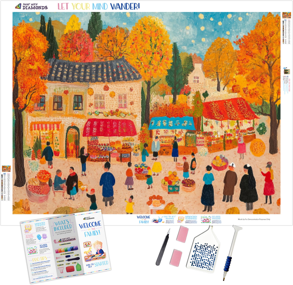 Festive Autumn Celebration Official Diamond Painting Kit | Diamond Art ...