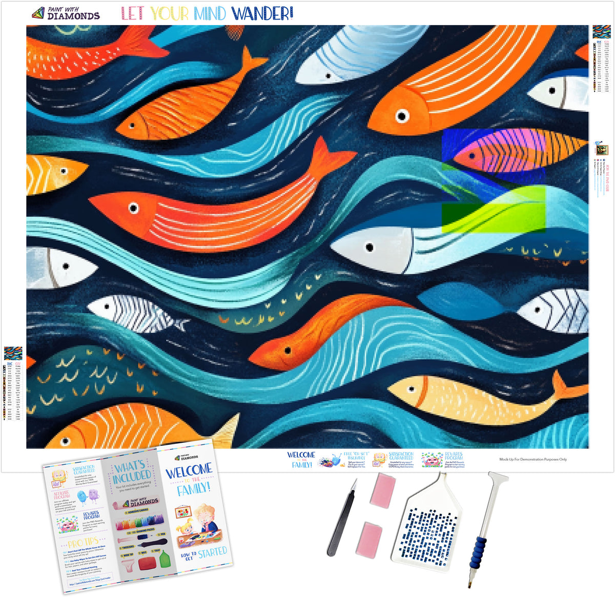 Fish Frenzy – Paint With Diamonds