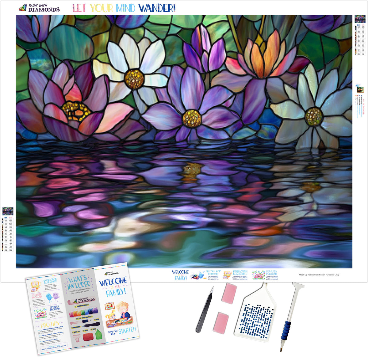 Floral Mirage Official Diamond Painting Kit | Diamond Art | Paint With ...
