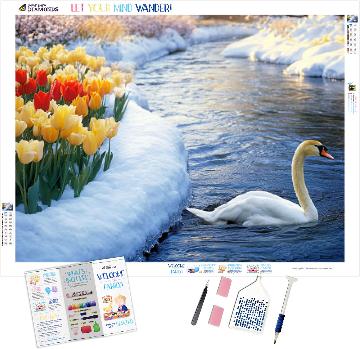 Frozen to Flourish Official Diamond Painting Kit | Diamond Art | Paint ...