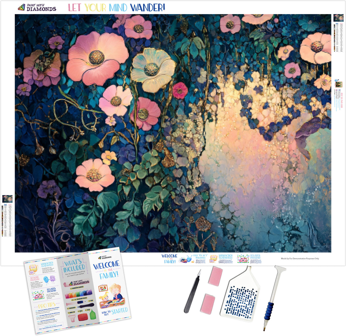 Garden of Frozen Dreams Official Diamond Painting Kit | Diamond Art ...